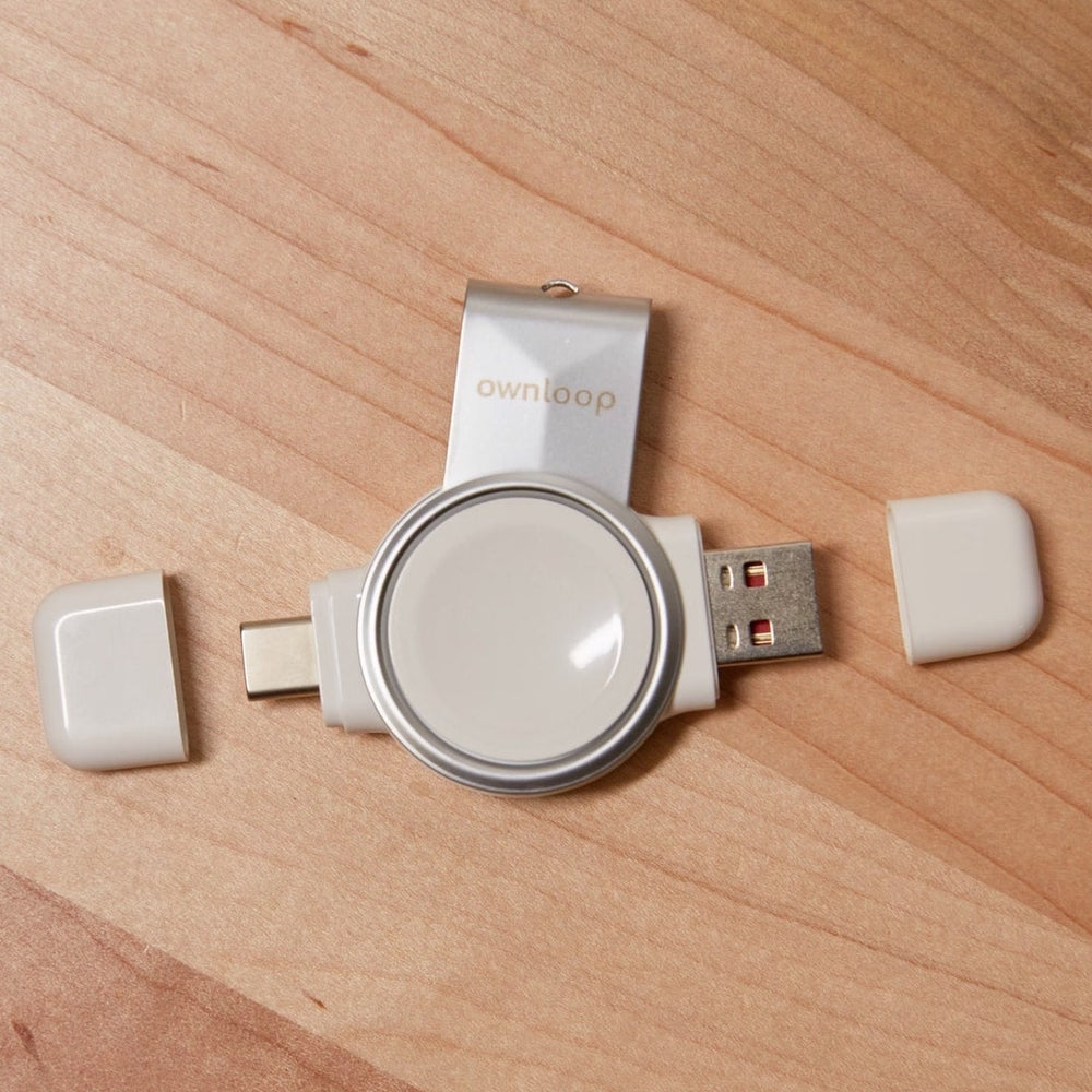 2-in-1 Portable Charger for Apple Watch - Ownloop.com